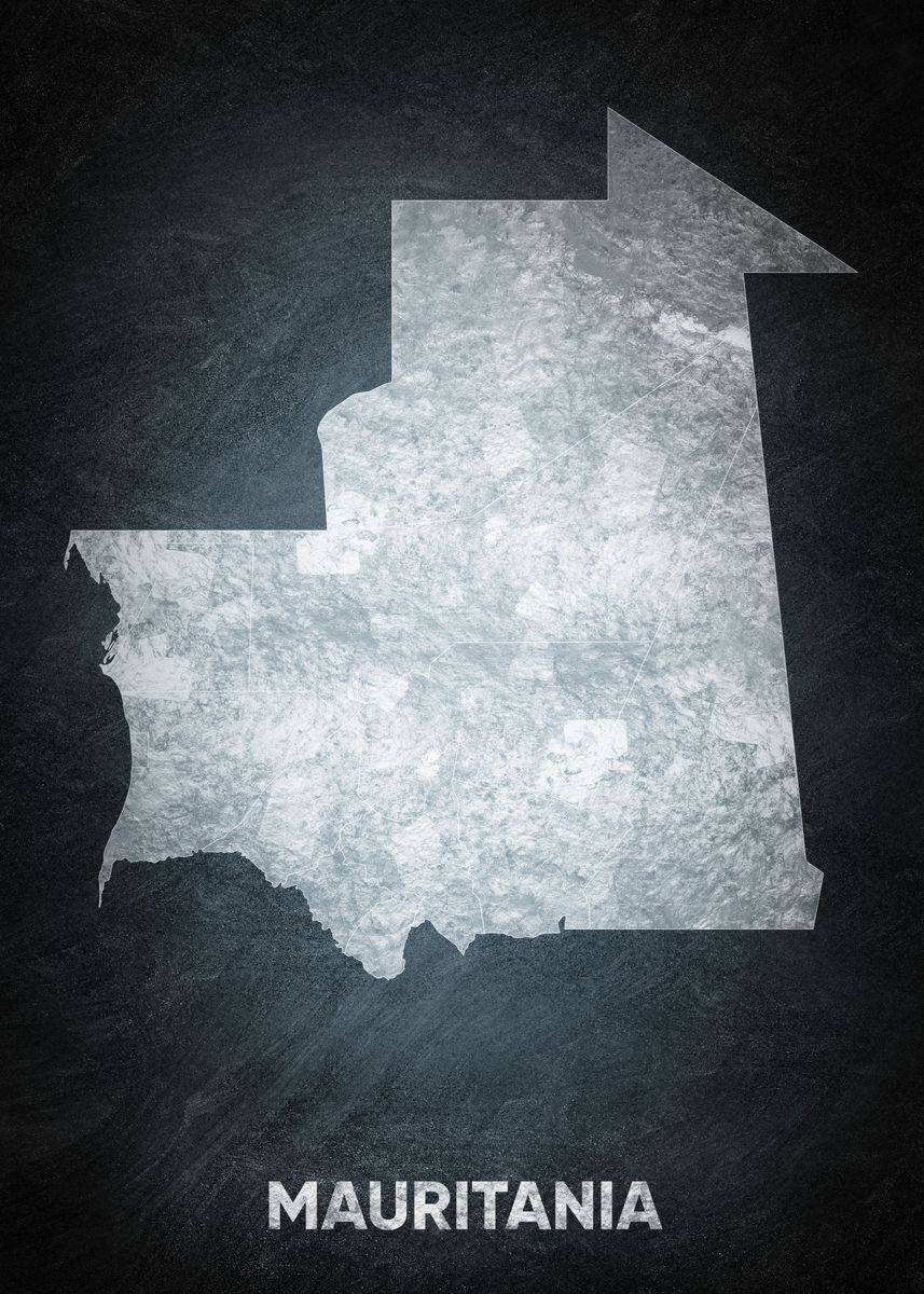 'Mauritania Nouakchott' Poster, picture, metal print, paint by ...