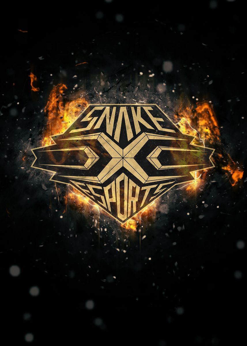 'Snake Esports ' Poster by JEStudio Ltd | Displate