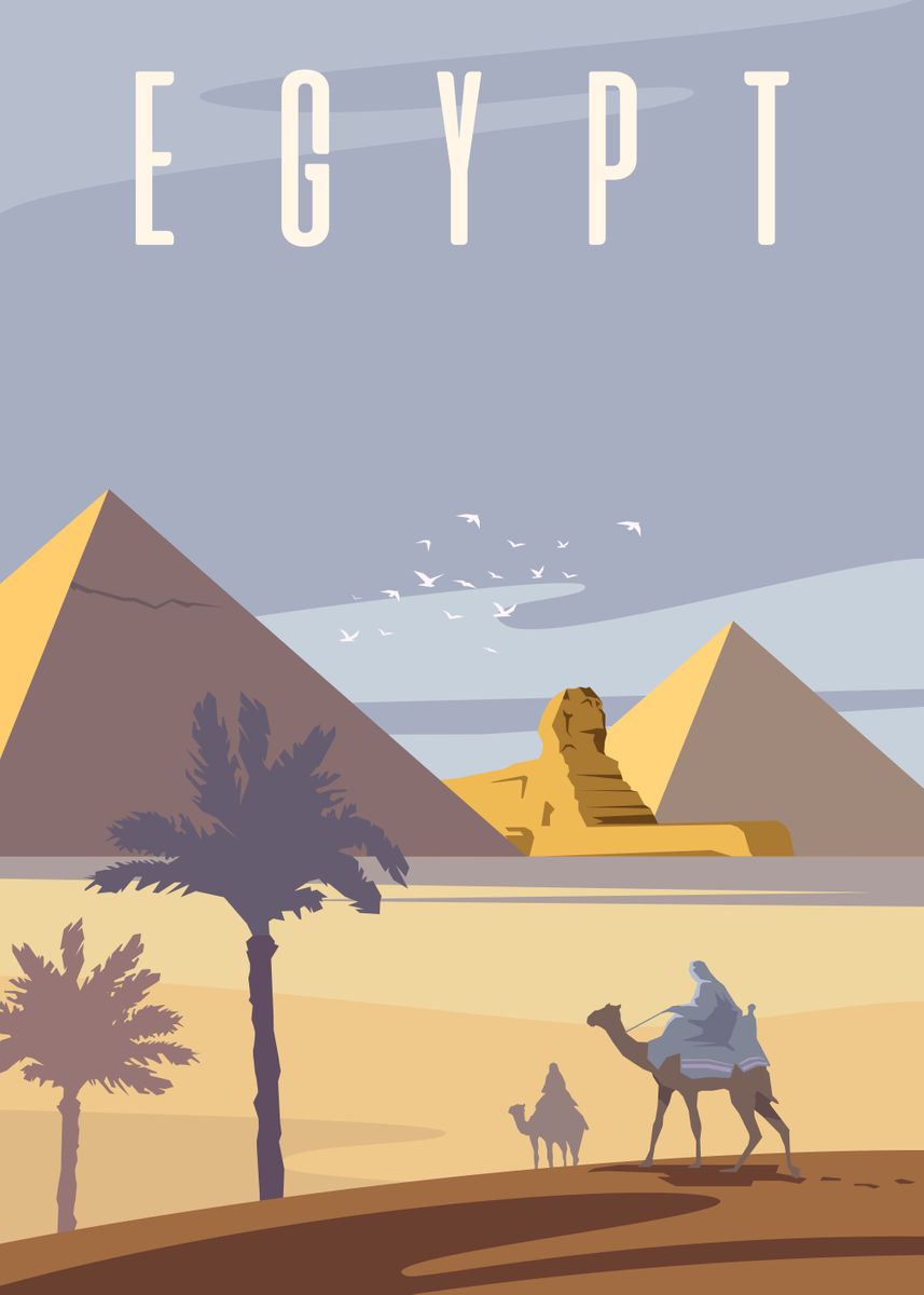 'Egypt' Poster by Design House | Displate
