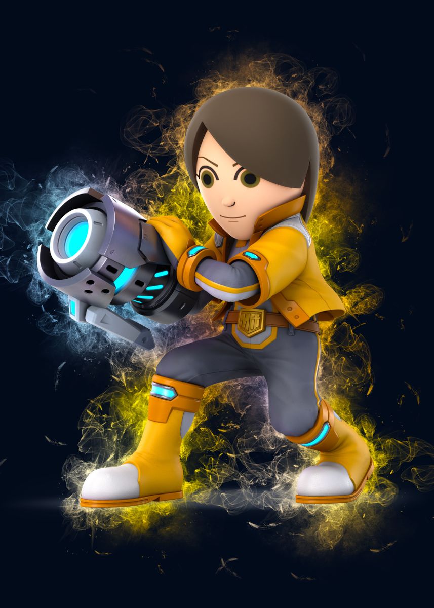 'Wii Gunner ' Poster, picture, metal print, paint by Black Iris | Displate