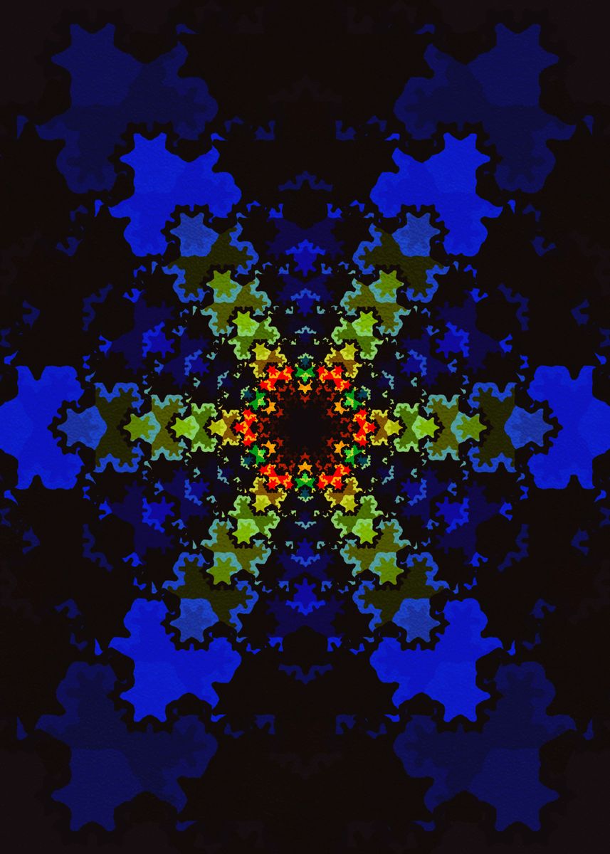 'Geometric Inception' Poster by Athar Art House | Displate