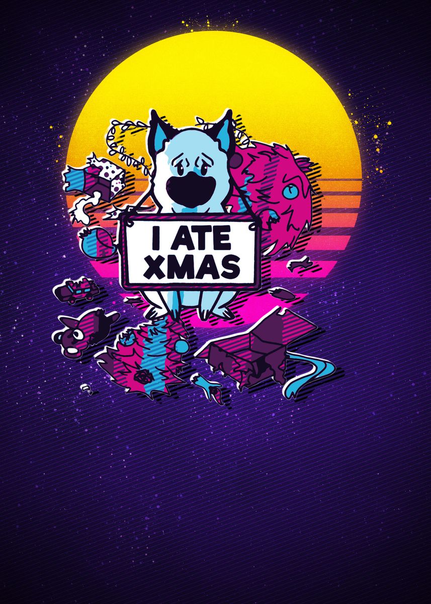 'German Shepherd' Poster, picture, metal print, paint by Gwyneth | Displate