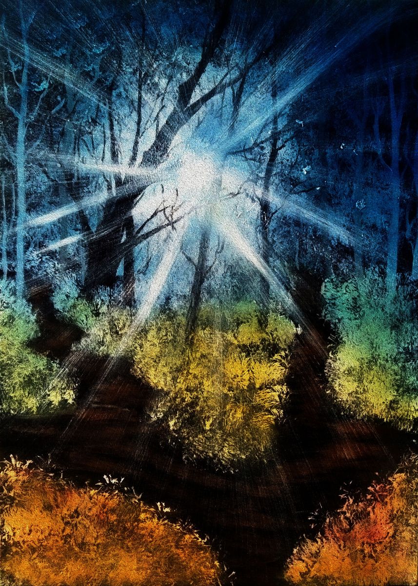 'Five Paths' Poster by Bojana Dejovic | Displate