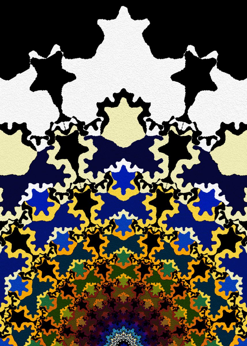 'Geometric Inception' Poster by Athar Art House | Displate