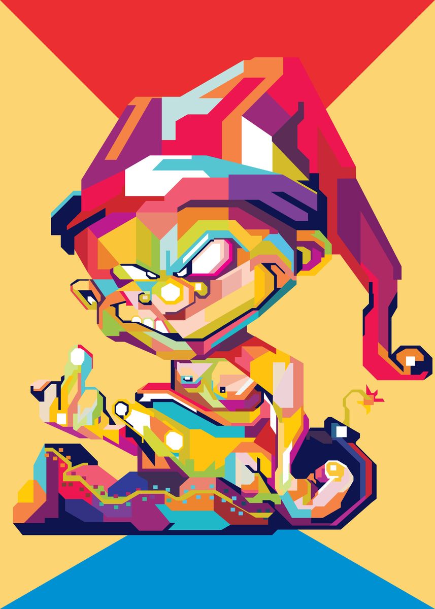 'Dwarf' Poster, picture, metal print, paint by Erick Julyanto | Displate