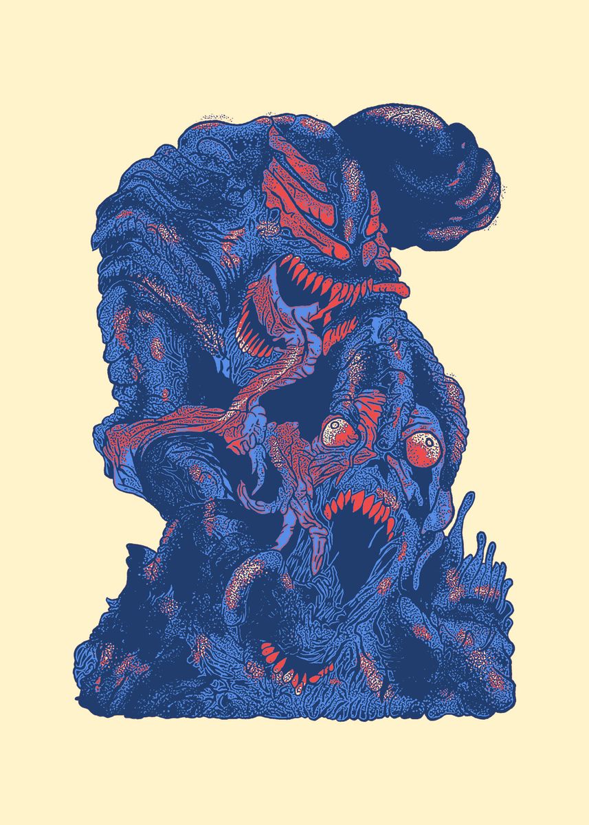 'Characters in comics' Poster, picture, metal print, paint by Genevieve ...