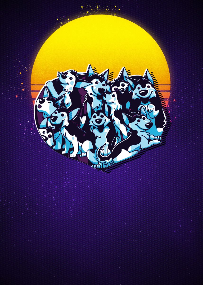 'German Shepherd' Poster by Gwyneth | Displate