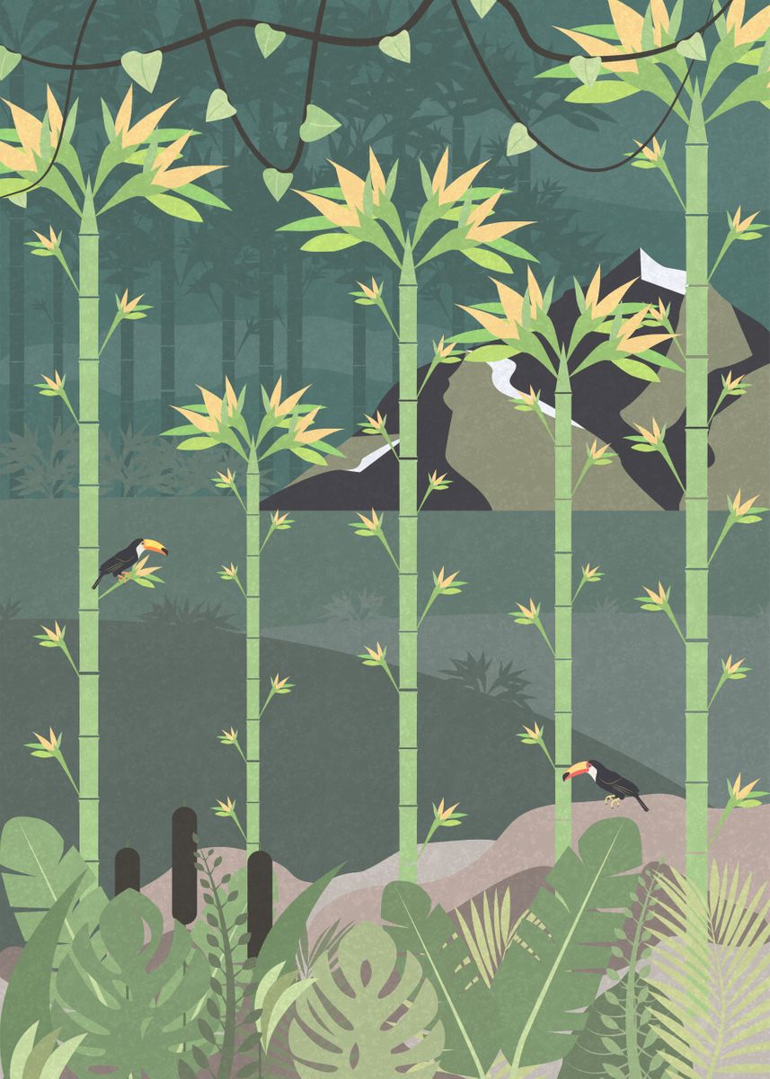 'Jungle' Poster by Imagonarium | Displate