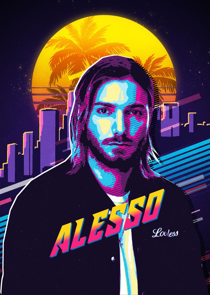 'ALESSO' Poster, picture, metal print, paint by Most Popular Cult ...