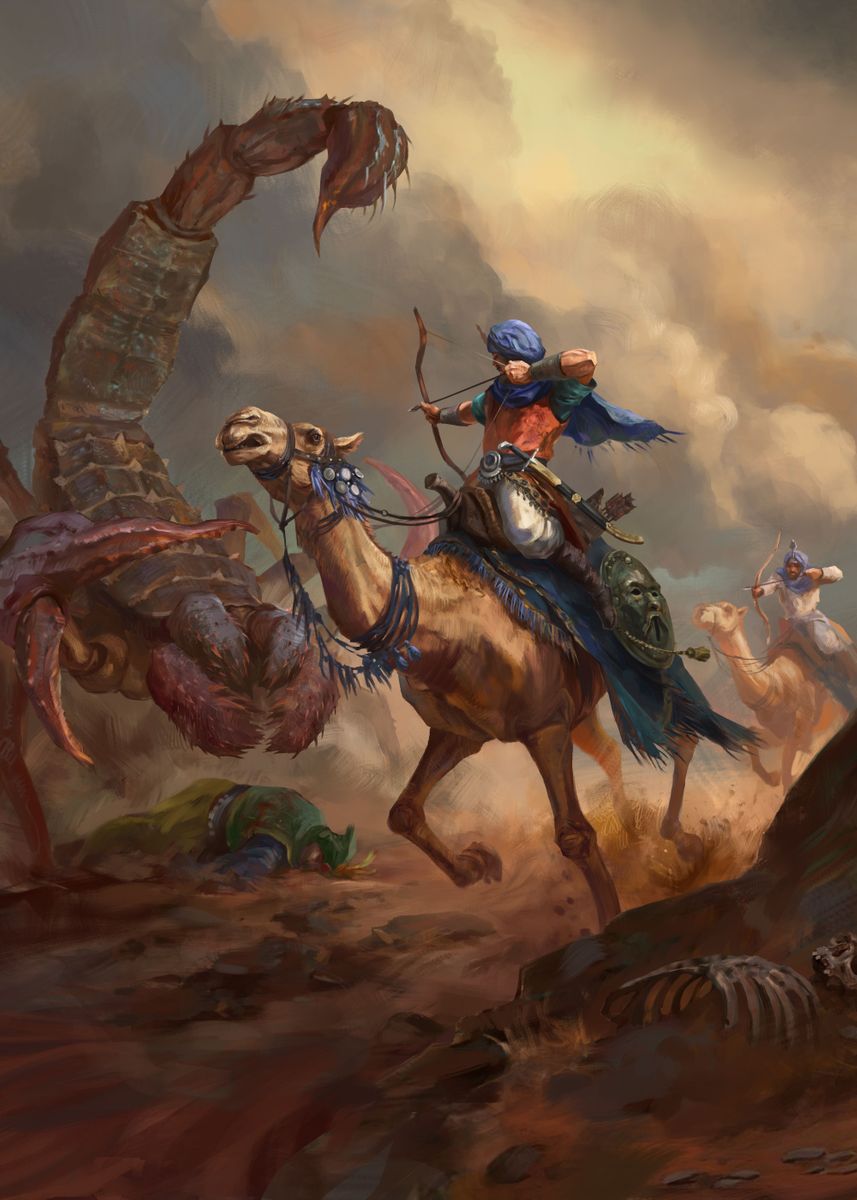 'Caravan Guard' Poster, picture, metal print, paint by GWENT | Displate