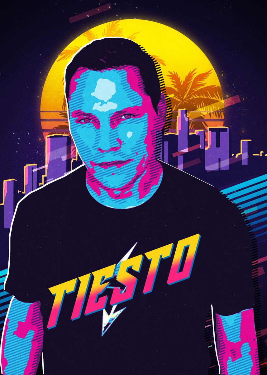 'TIESTO' Poster, picture, metal print, paint by Most Popular Cult ...