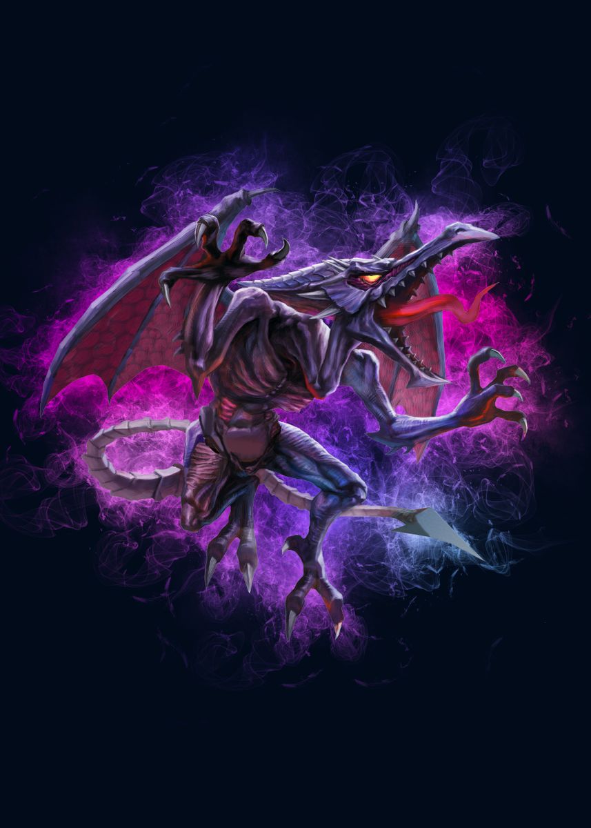 'Ridley' Poster, picture, metal print, paint by Black Iris | Displate