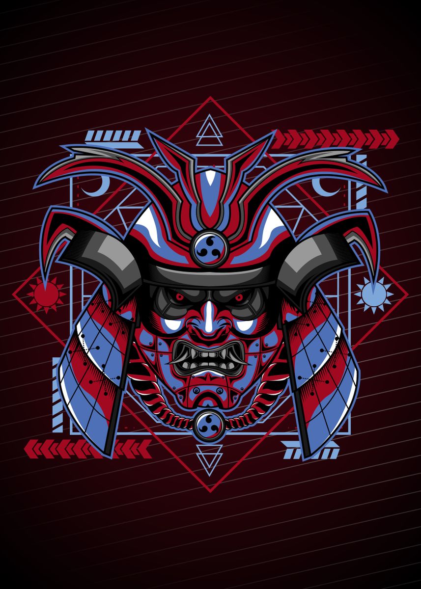 'SAMURAI FIRE' Poster, picture, metal print, paint by arif purnomo ...