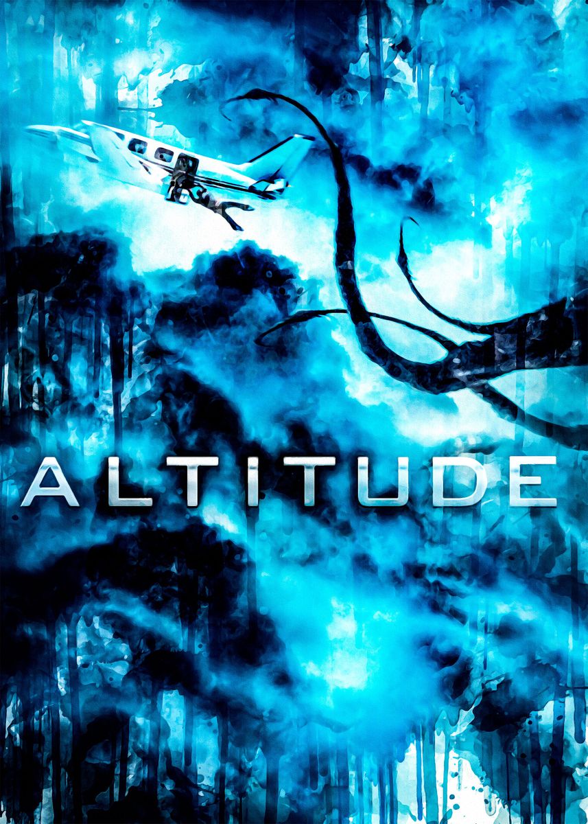 'Altitude' Poster, picture, metal print, paint by Kaye Luca | Displate