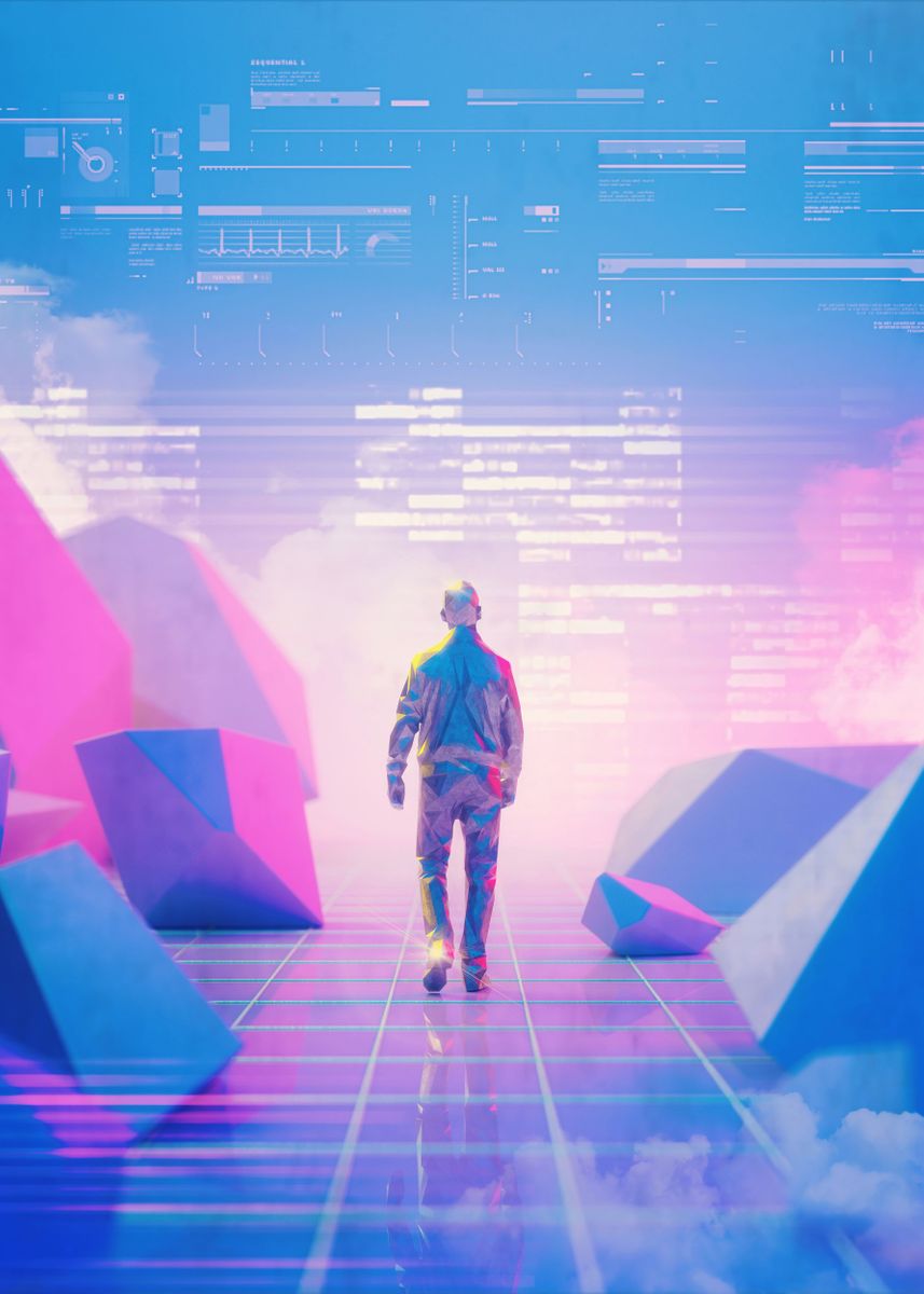 'Social Distancing' Poster, picture, metal print, paint by Shørsh ...