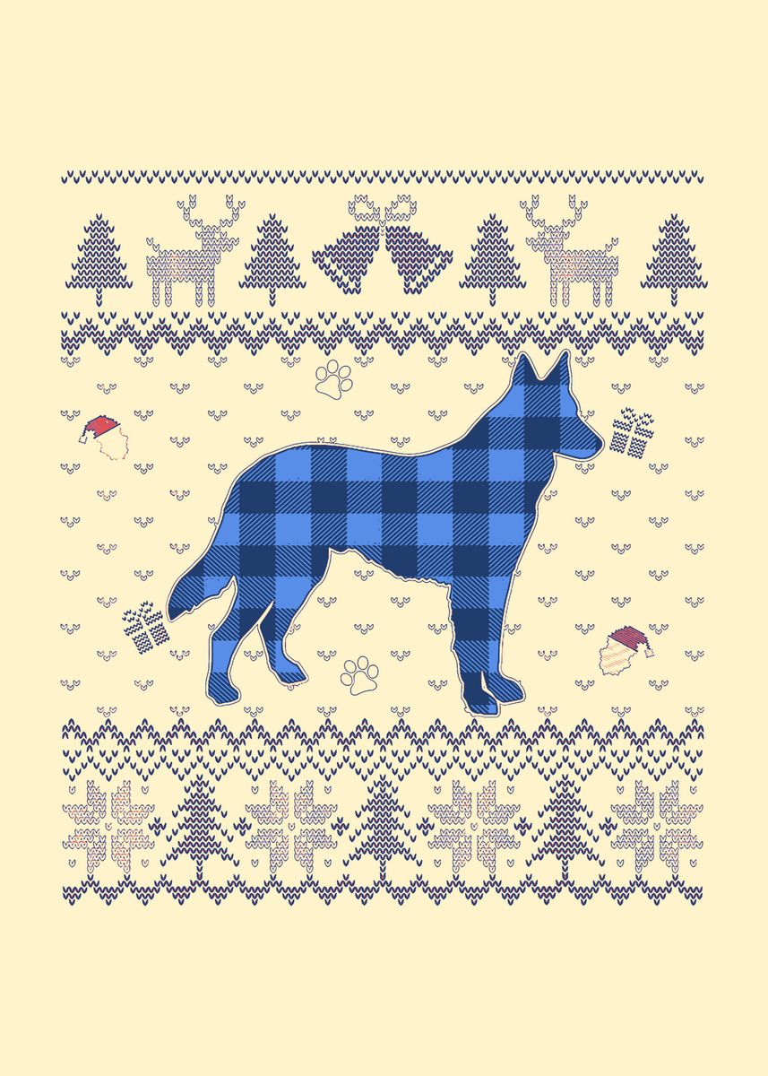 'German Shepherd' Poster by Irene | Displate