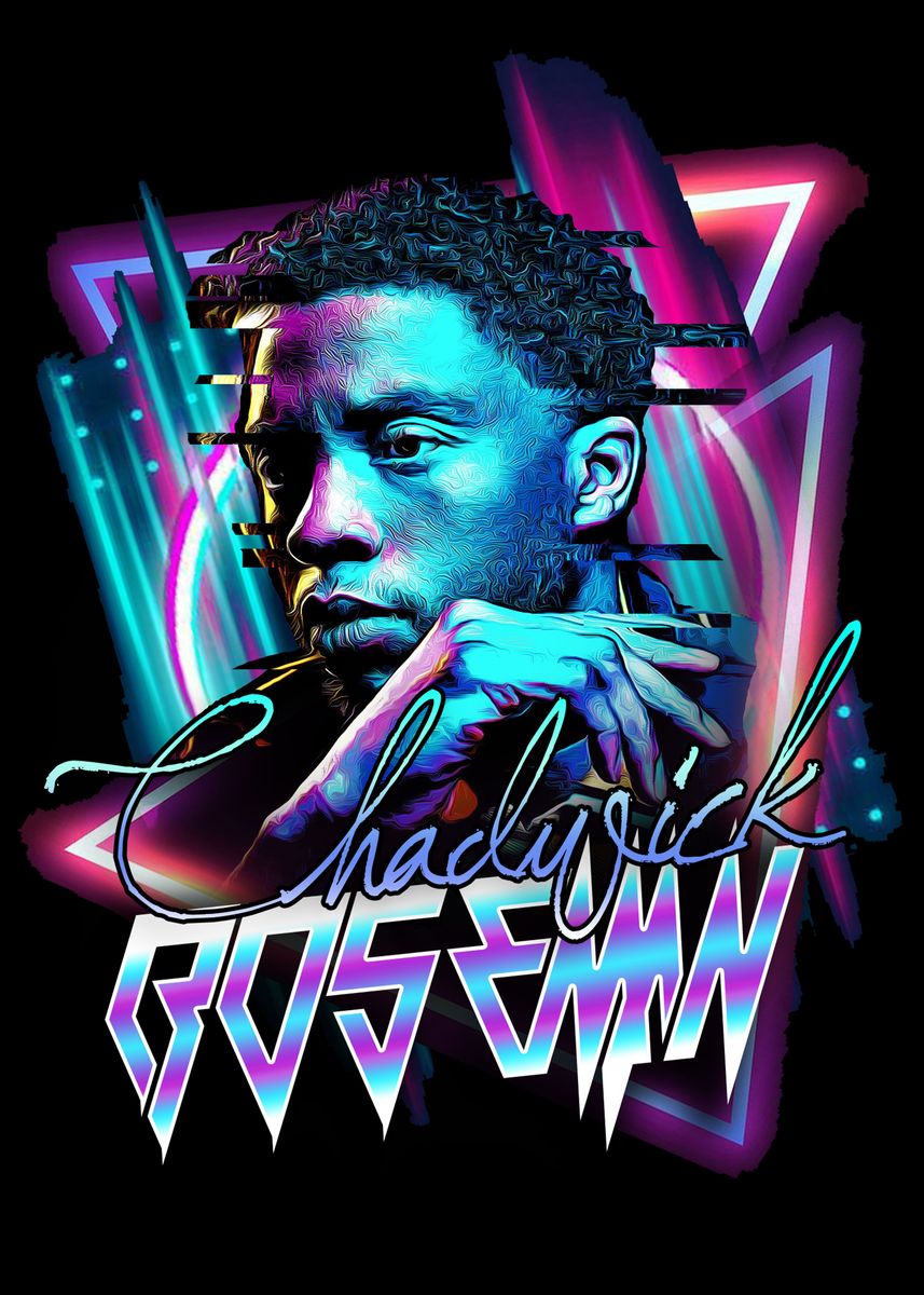 'chadwick boseman' Poster, picture, metal print, paint by shyndi wibawa ...