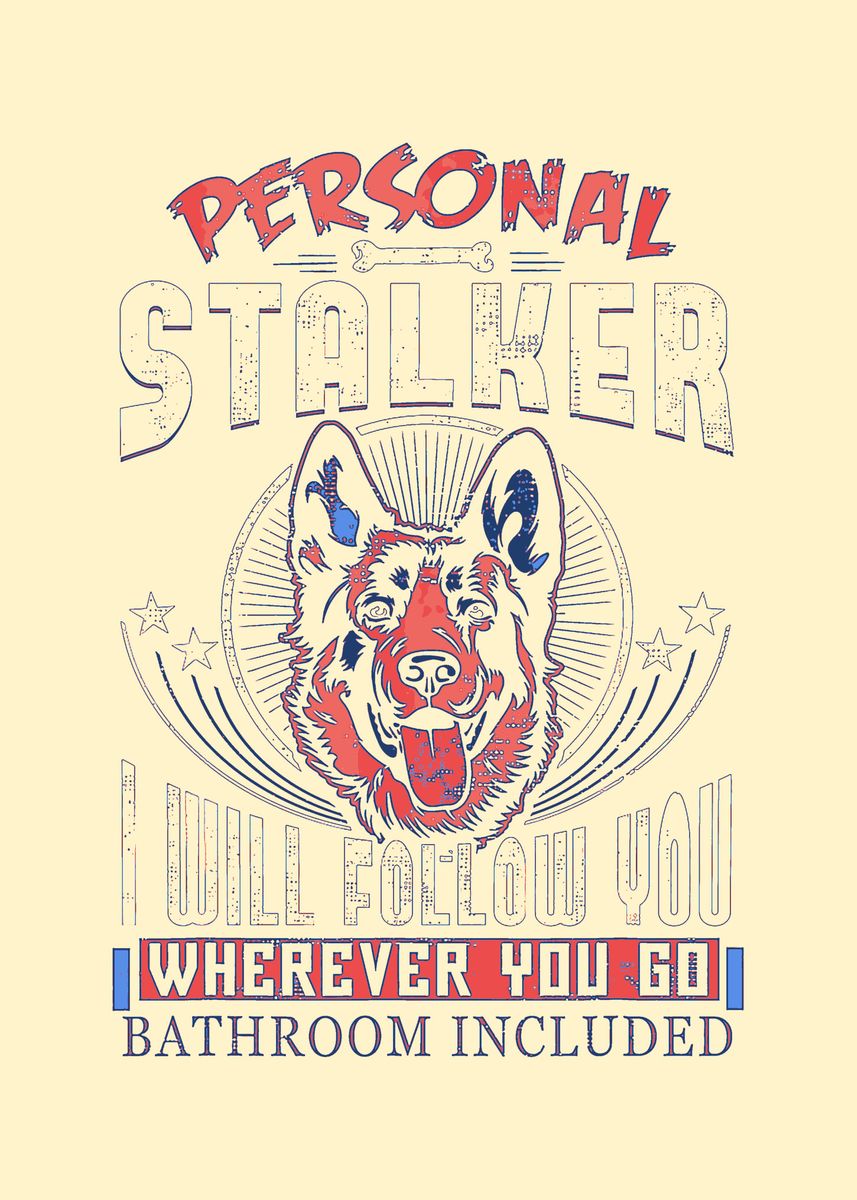 'German Shepherd' Poster by Milcah | Displate