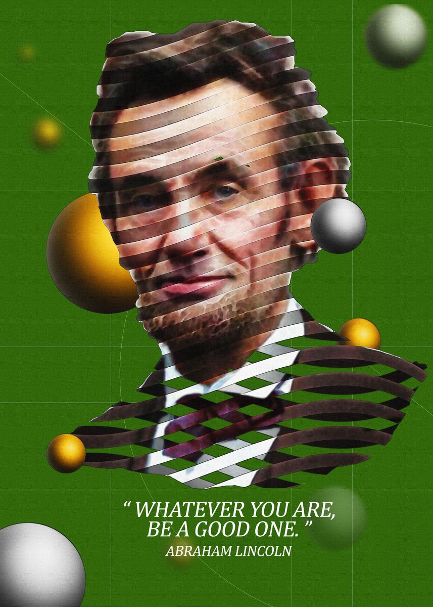 'Abraham Lincoln' Poster, picture, metal print, paint by The Poster ...