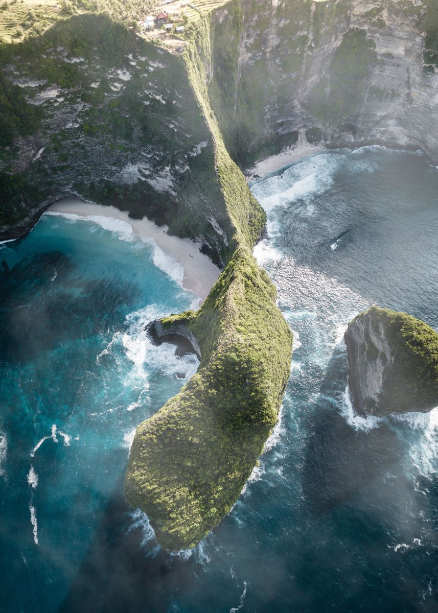 'Nusa Penida Coast' Poster, picture, metal print, paint by Alex Arcuri ...