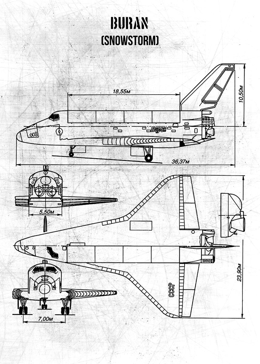 'Buran' Poster by MAXART DESIGN | Displate
