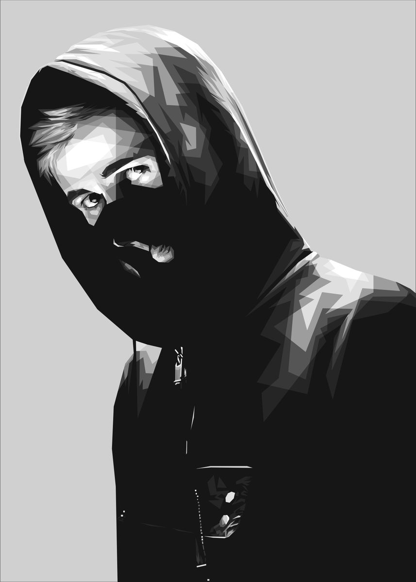 'ALAN WALKER' Poster, picture, metal print, paint by Fiorino Piscal ...