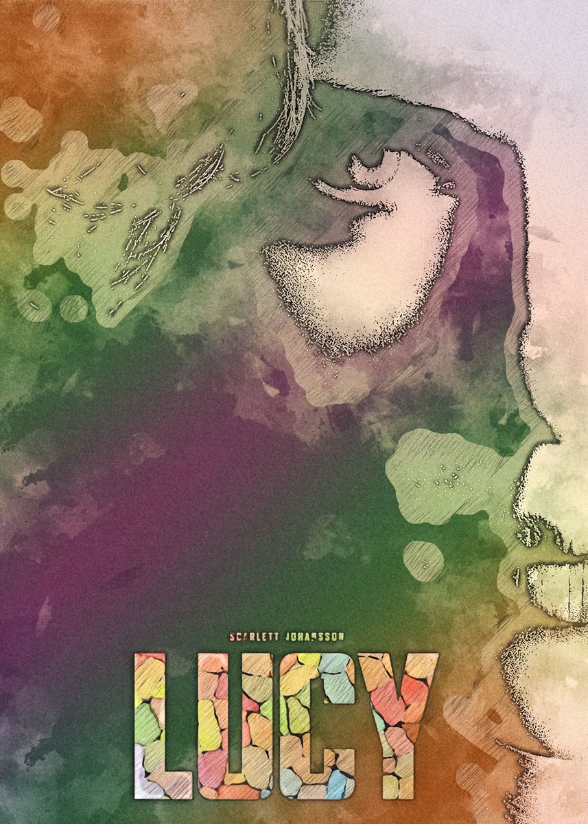 'LUCY' Poster by AST Blunt | Displate