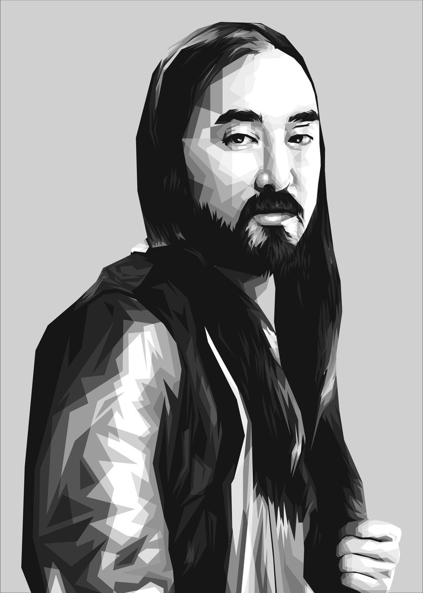 'STEVE AOKI' Poster, picture, metal print, paint by Fiorino Piscal ...
