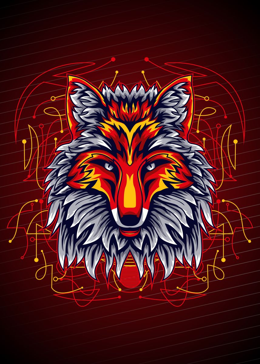 'FOX BLOOD ' Poster by arif purnomo | Displate