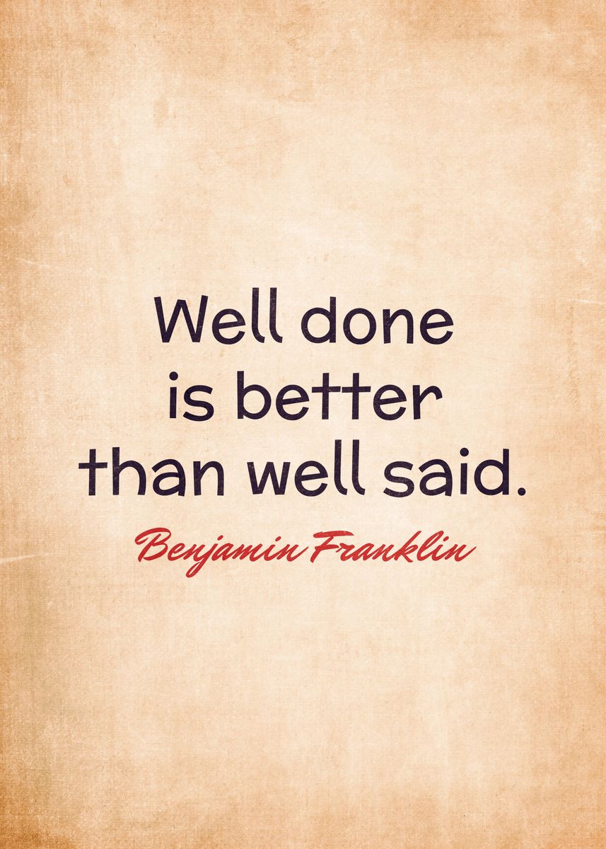 'quotes benjamin' Poster, picture, metal print, paint by Dicky Oktavian ...