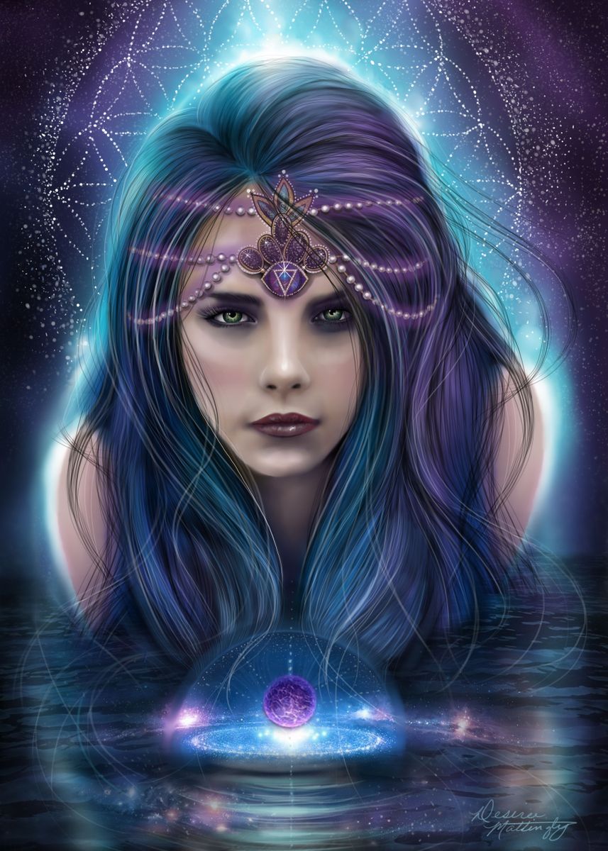 'Sage' Poster, picture, metal print, paint by Eternal Designs | Displate