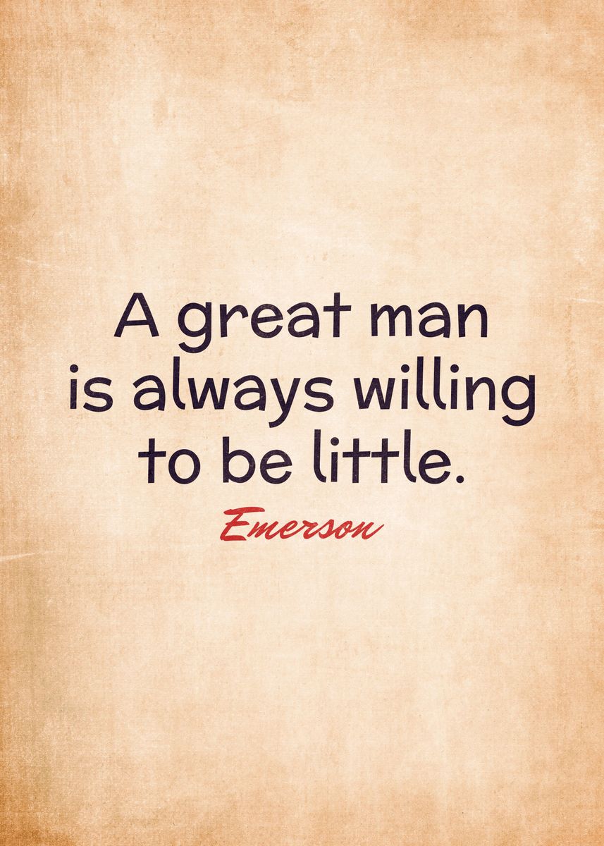 'quotes emerson' Poster, picture, metal print, paint by Dicky Oktavian ...