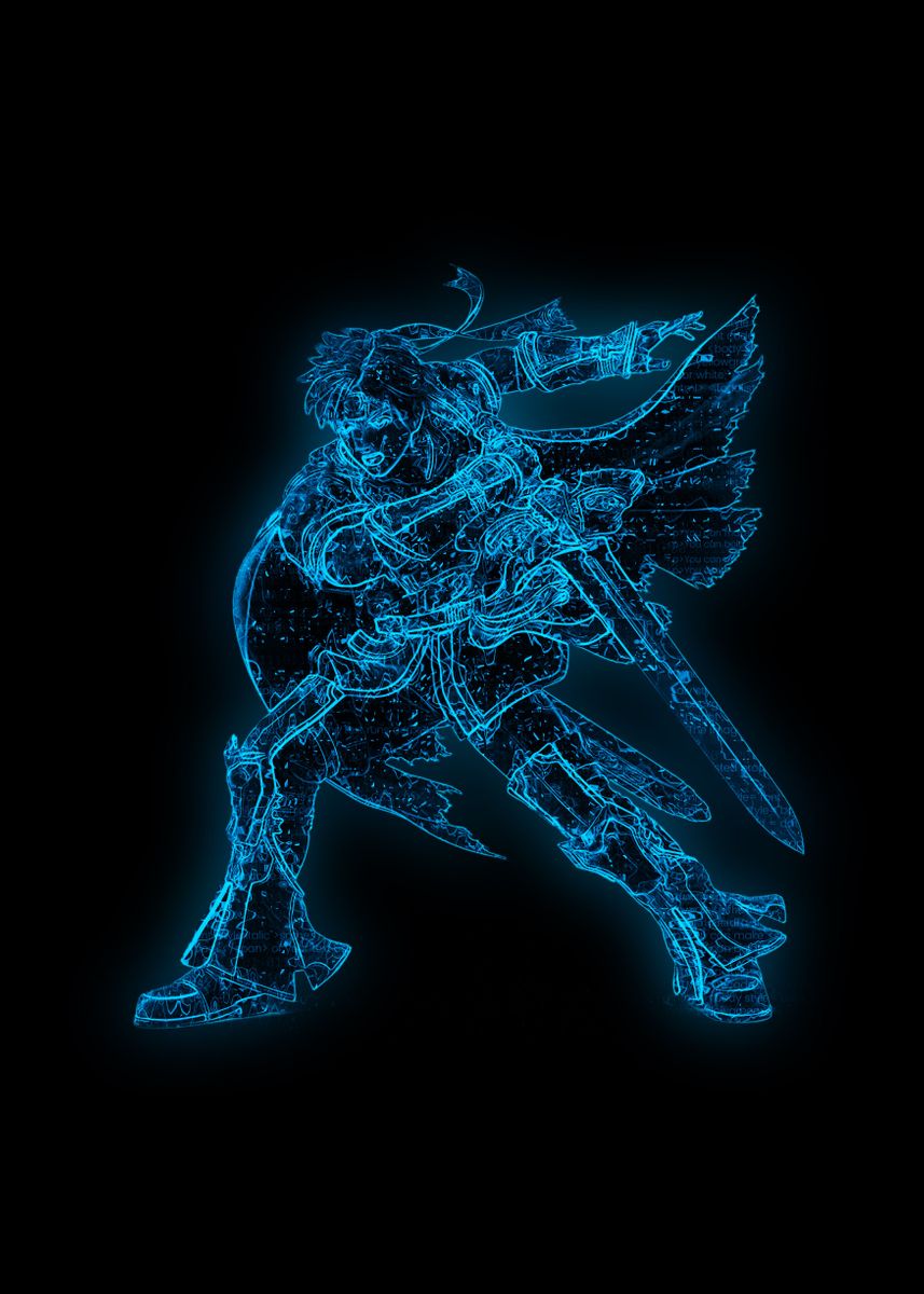 'Roy' Poster, picture, metal print, paint by Black Iris | Displate