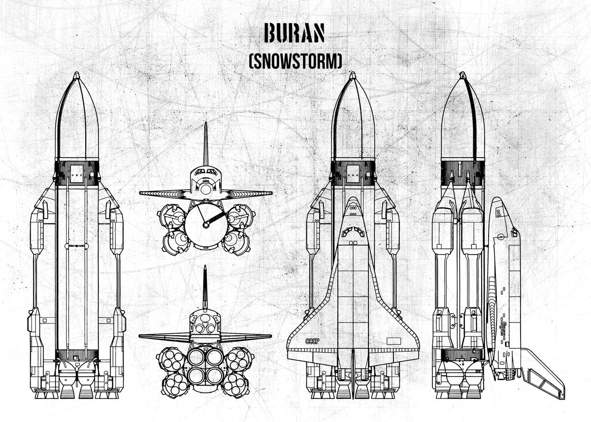 'Buran' Poster by MAXART DESIGN | Displate