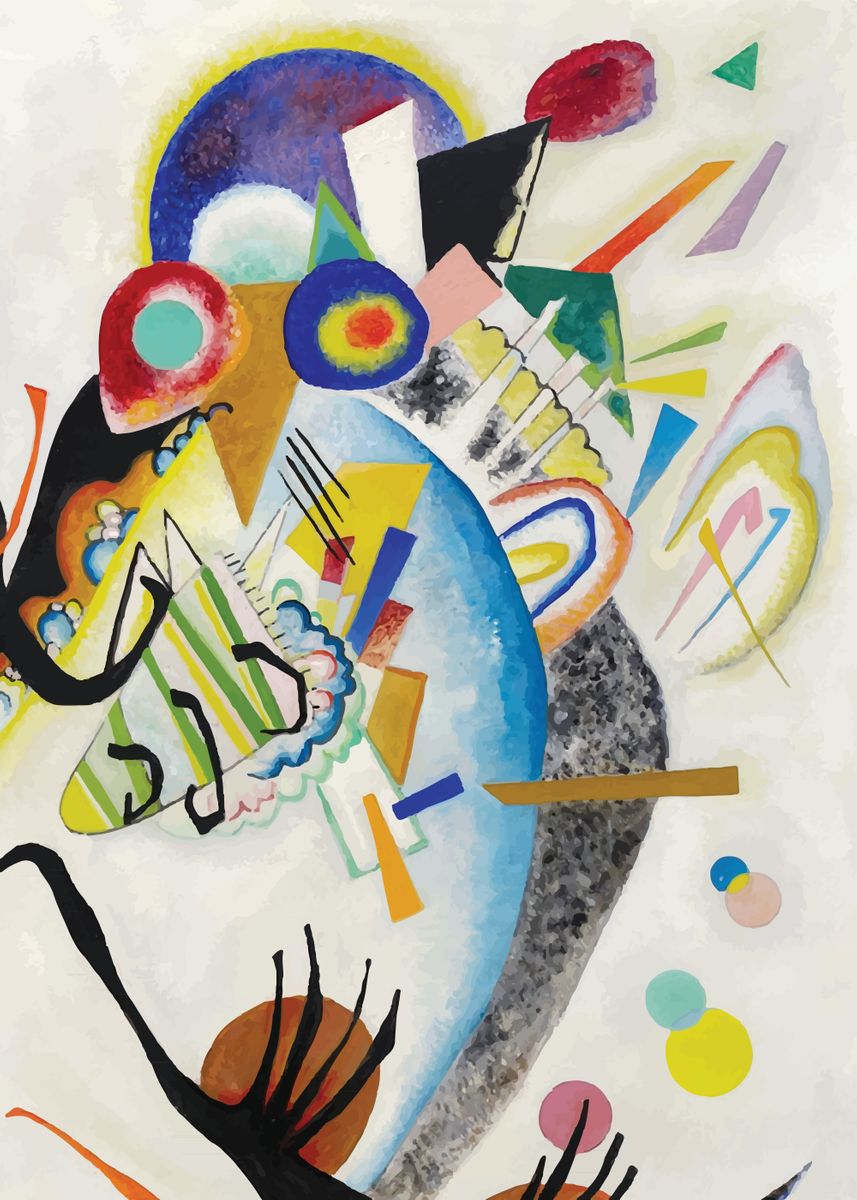 'Blue Segment Right' Poster by J Dawson | Displate