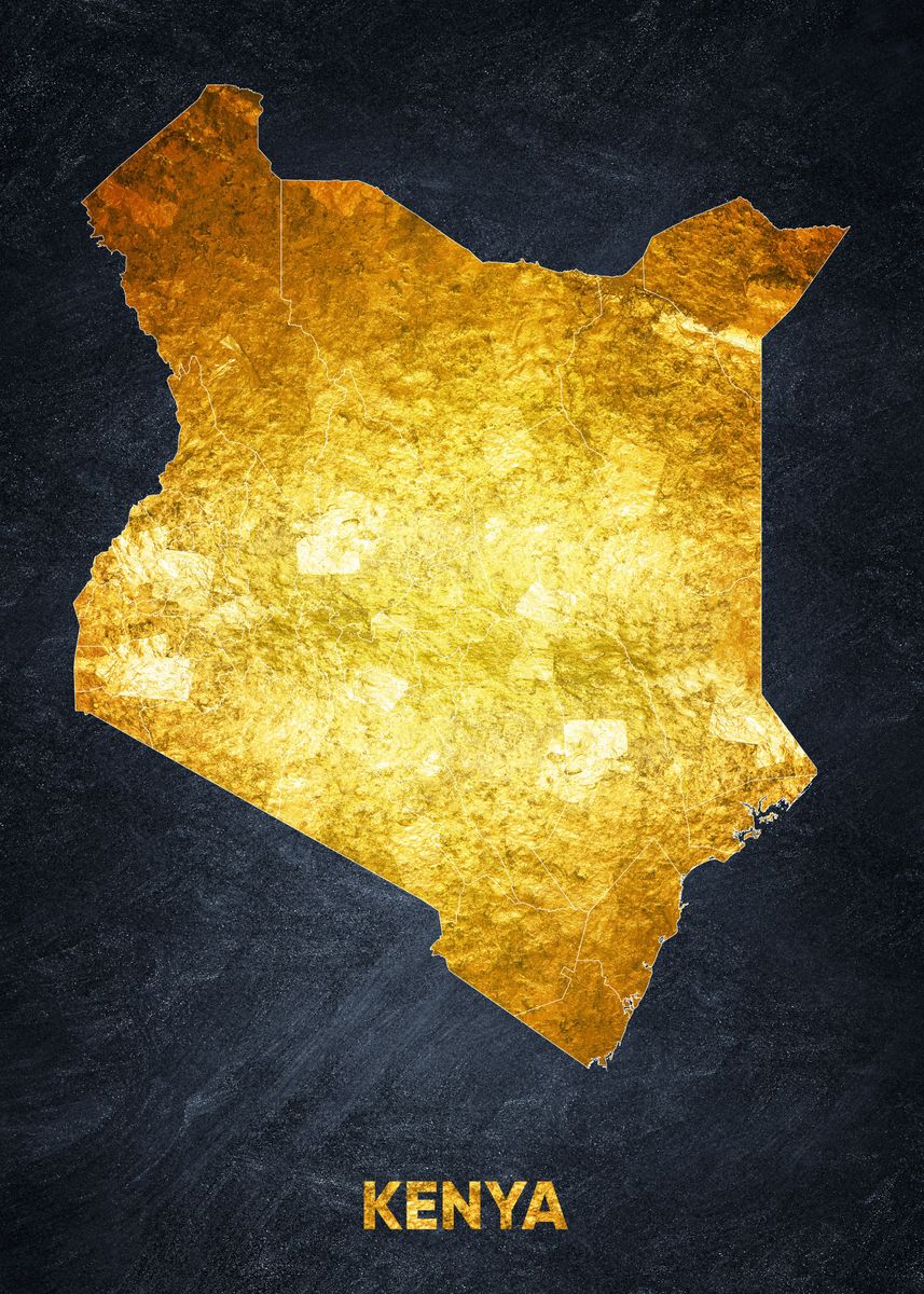 'kenya Nairobi' Poster, picture, metal print, paint by SplashDesign ...