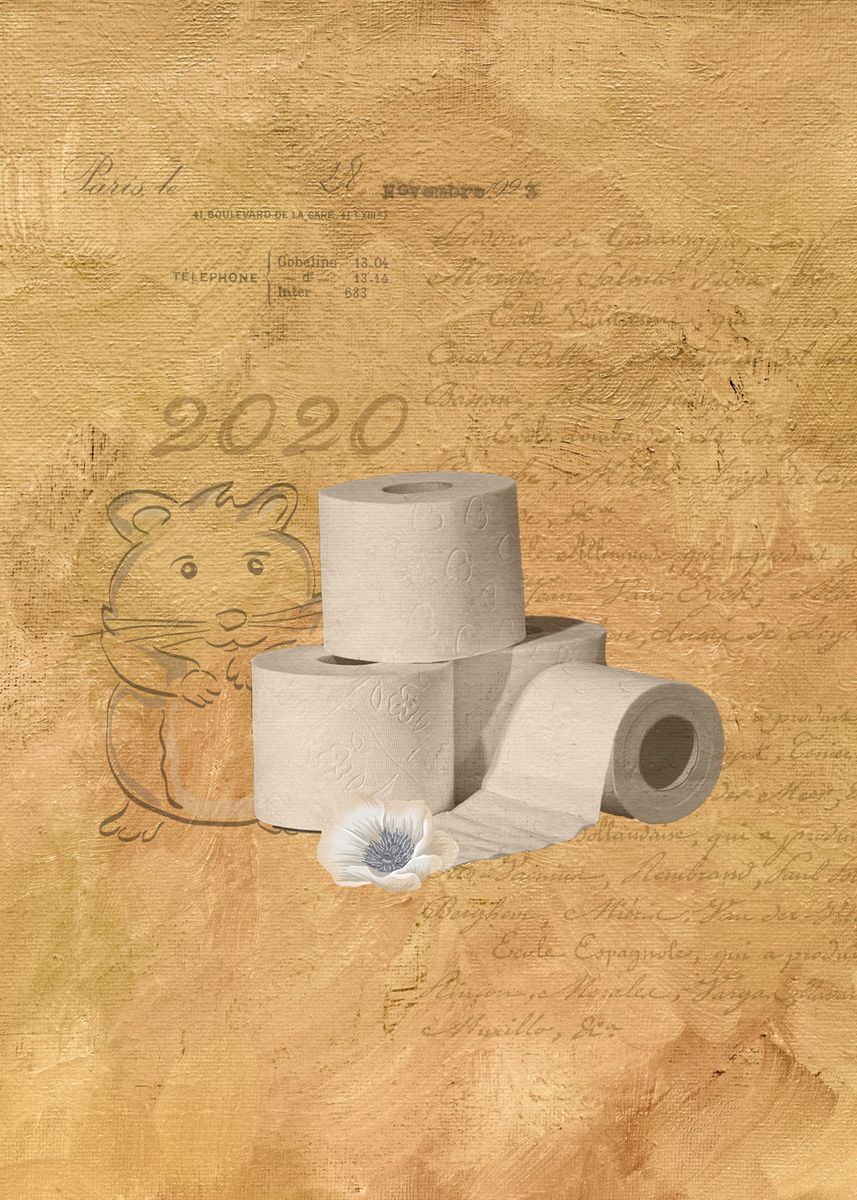 'The Great Hoarder' Poster, picture, metal print, paint by Lucia ...