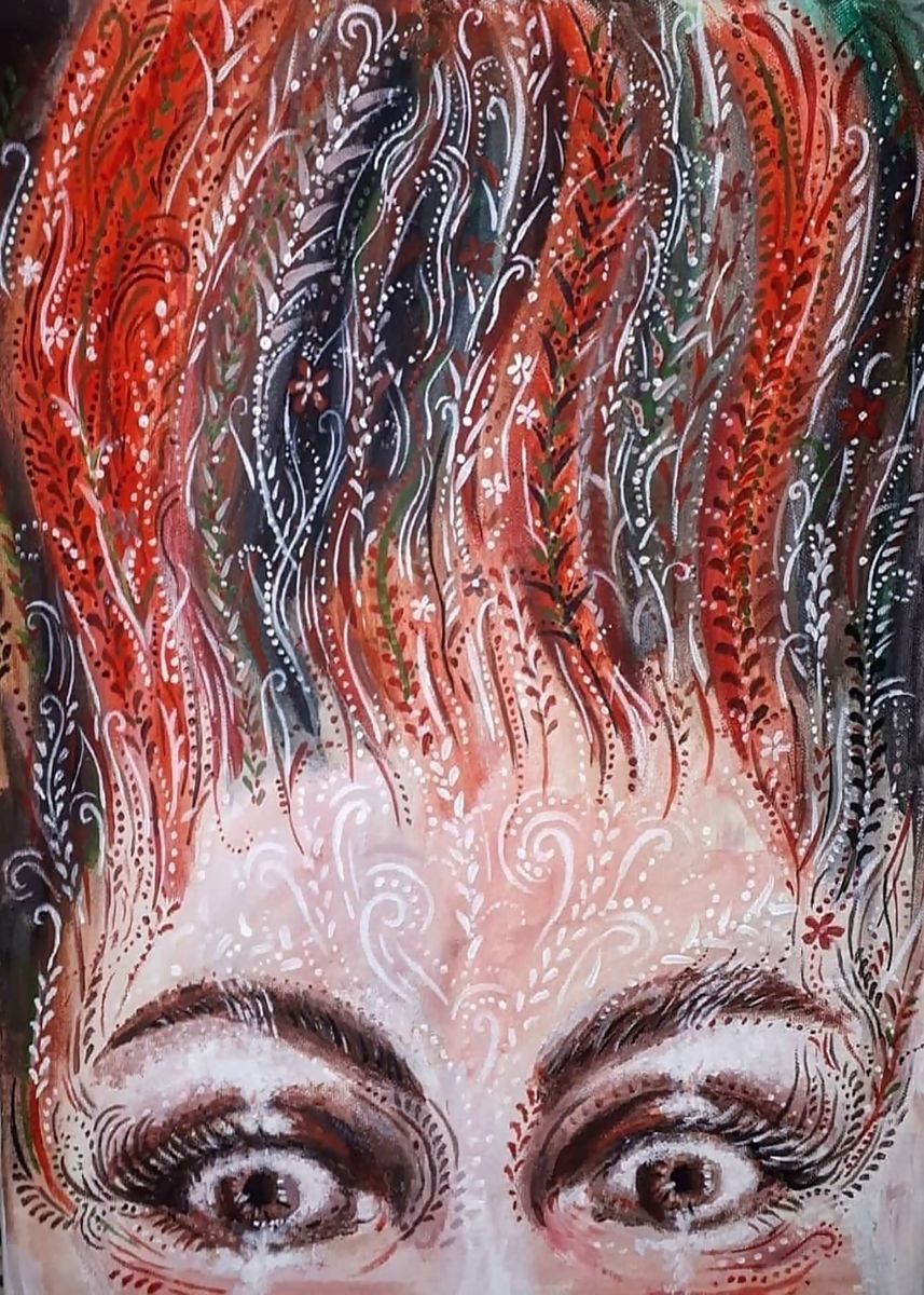 'Exploding Thoughts' Poster by Tamara | Displate