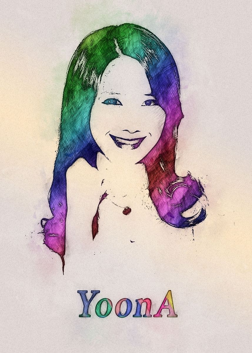 'YoonA' Poster by AST Blunt | Displate