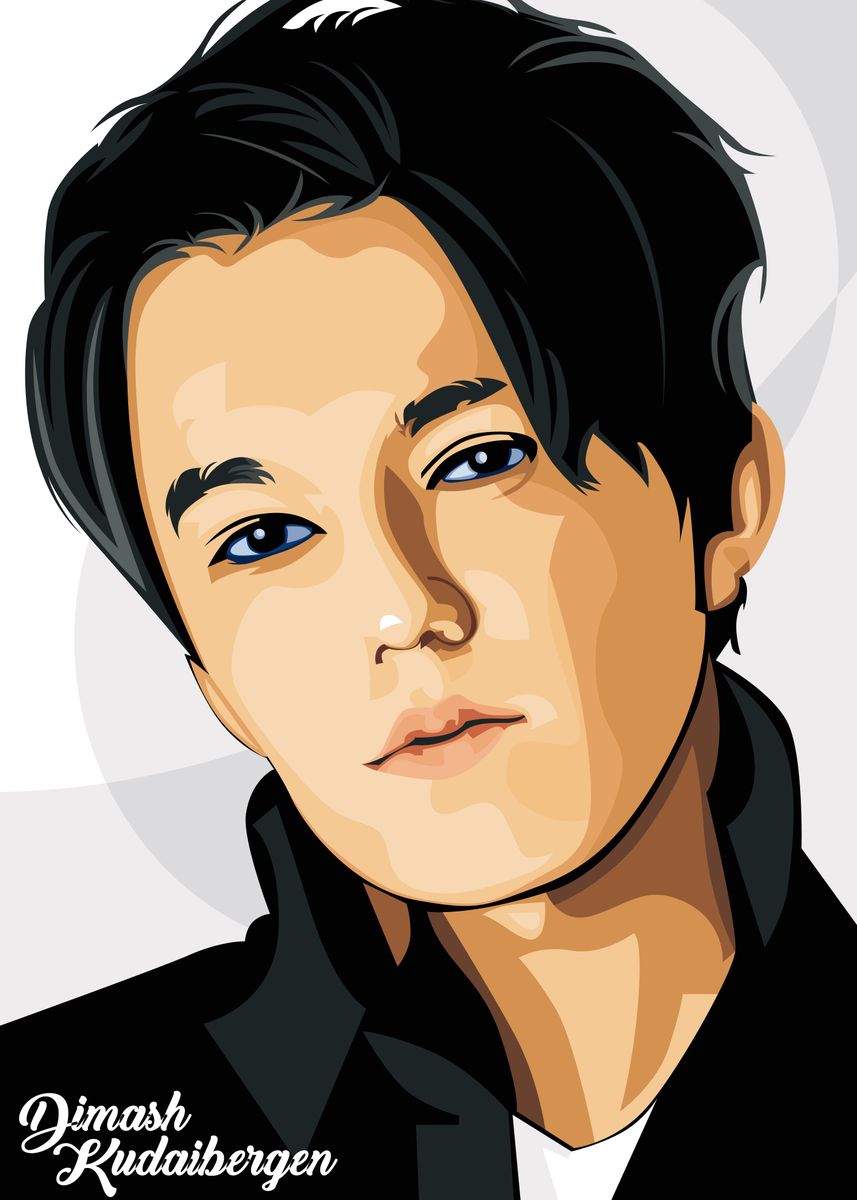 'Dimash Kudaibergen' Poster, picture, metal print, paint by Erik ...