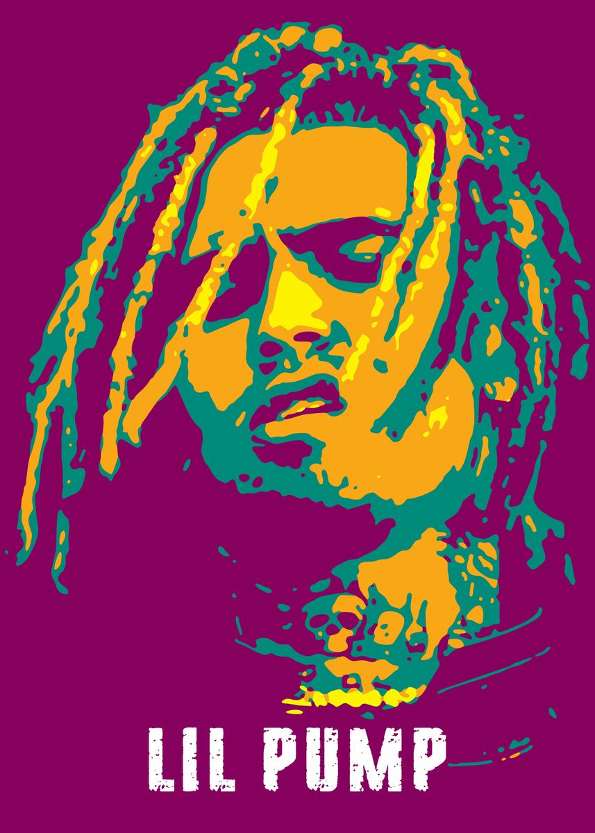 'Lil Pump design' Poster by taurungka Graphic Design | Displate
