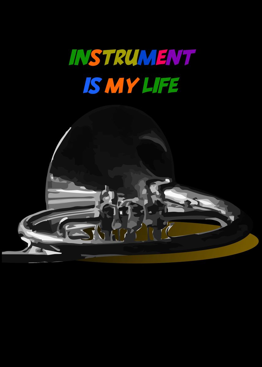 'Instrument' Poster, picture, metal print, paint by Fanth | Displate