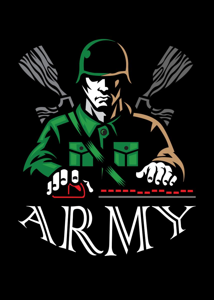 'ARMY' Poster by MAMMIRI ART | Displate