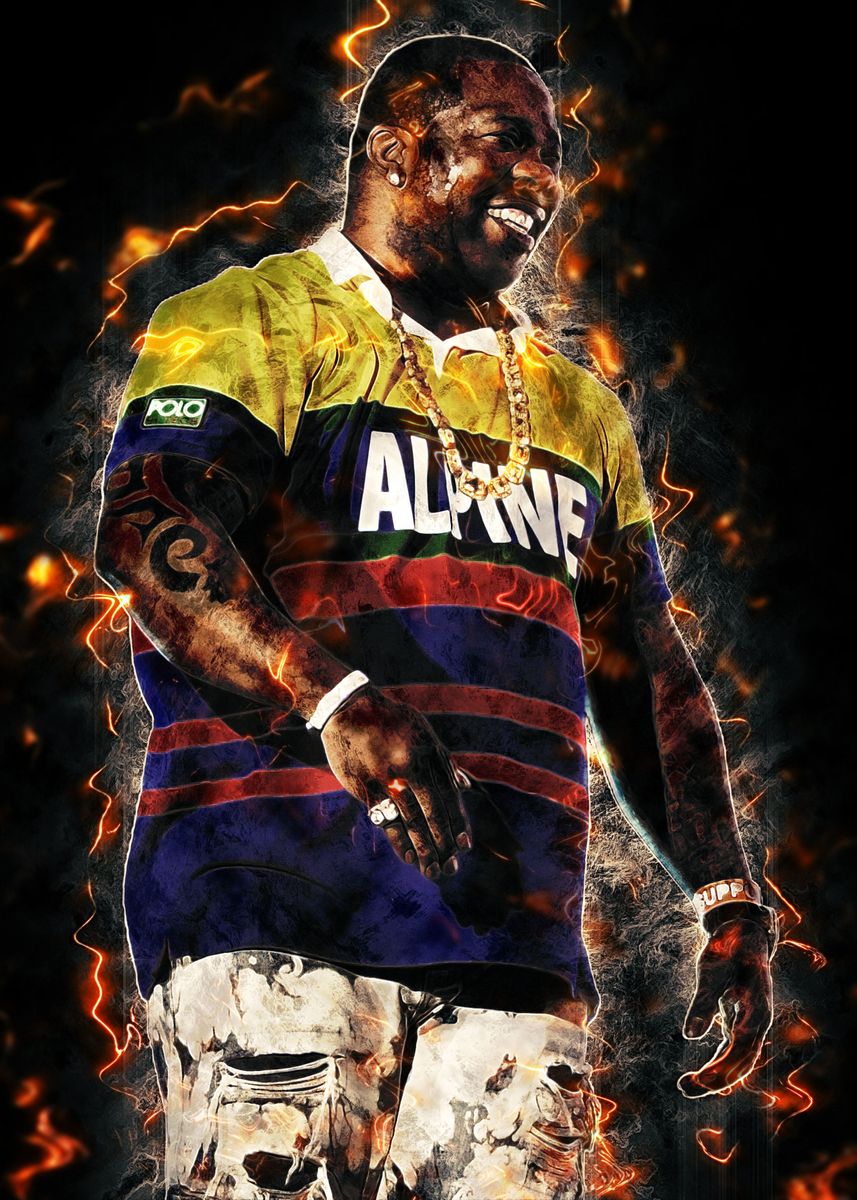 'Busta Rhymes' Poster, picture, metal print, paint by Hipolito Wendorf ...