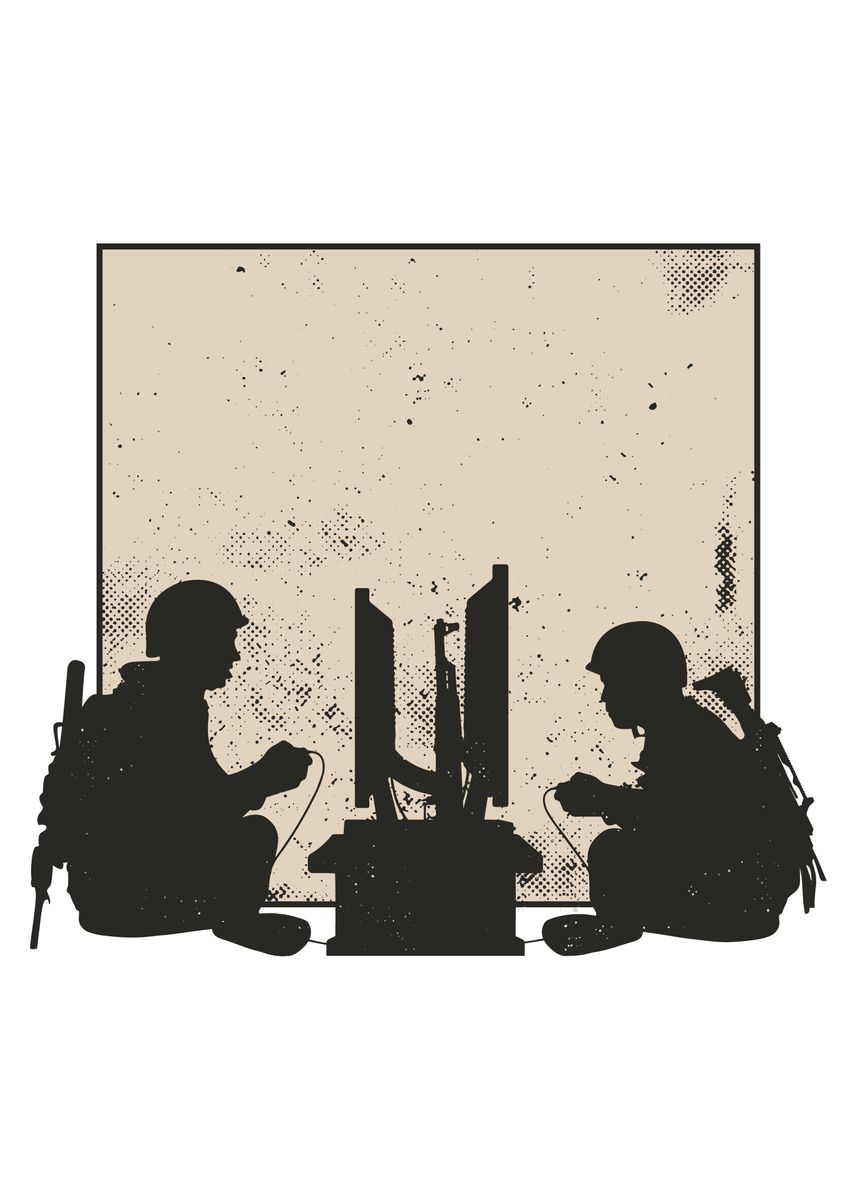 'Military Gaming' Poster, picture, metal print, paint by Anziehend ...