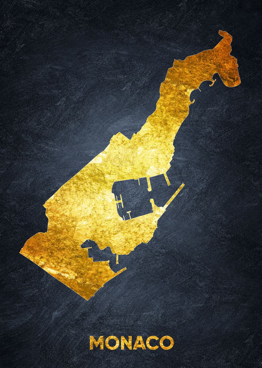 'Monaco Monte Carlo' Poster, picture, metal print, paint by ...