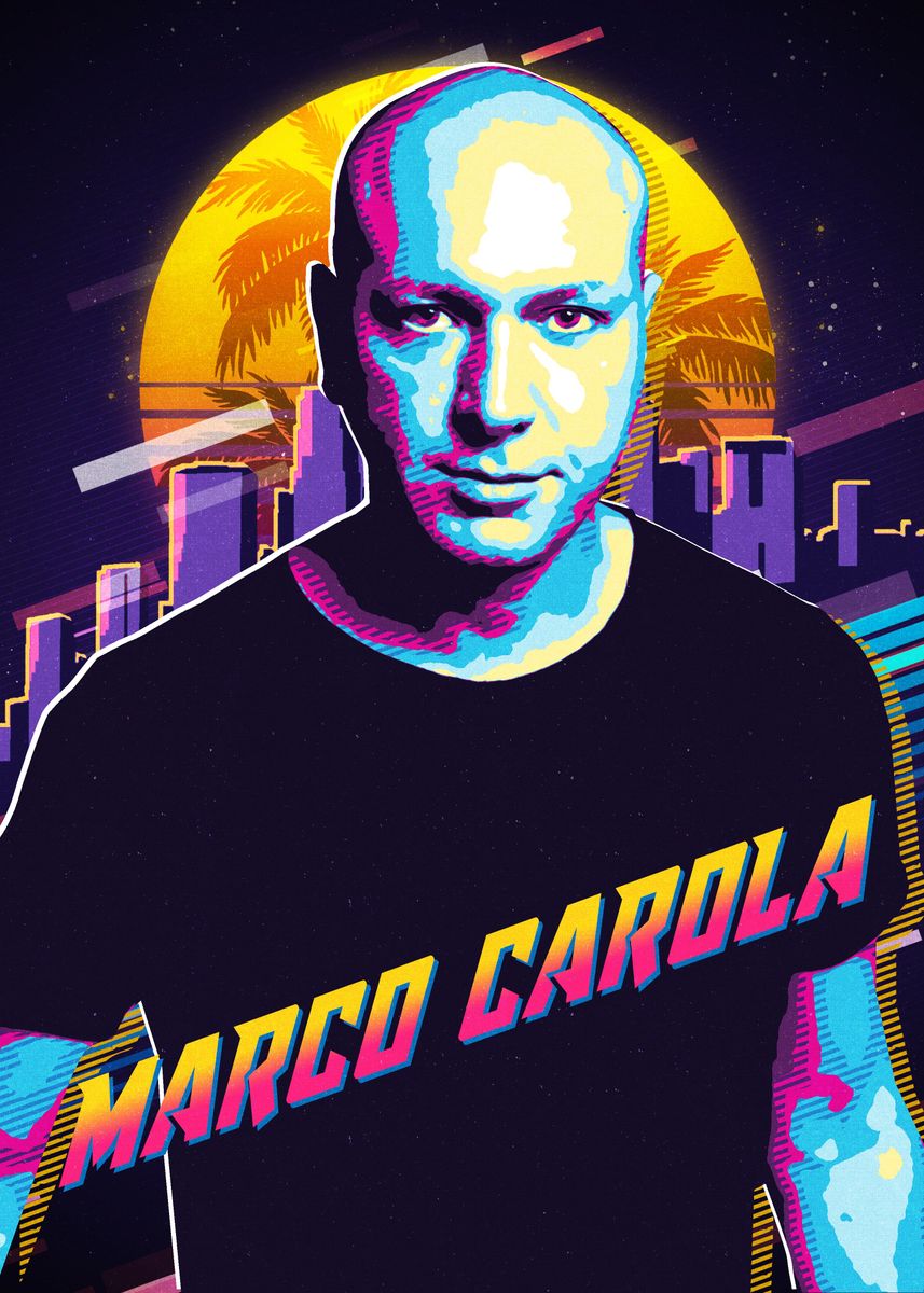 'MARCO CAROLA' Poster by Most Popular Cult posters | Displate