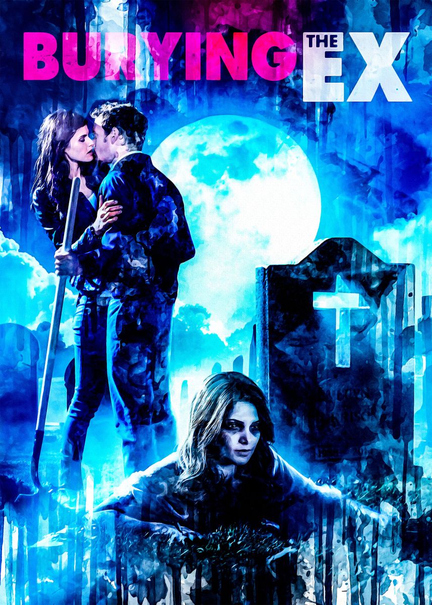 'Burying The Ex' Poster, picture, metal print, paint by Kaye Luca ...