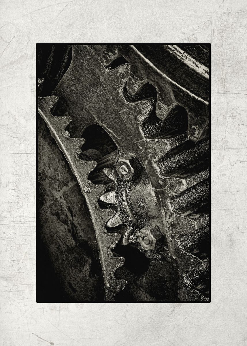 'Gears and Grease' Poster, picture, metal print, paint by Patrick ...