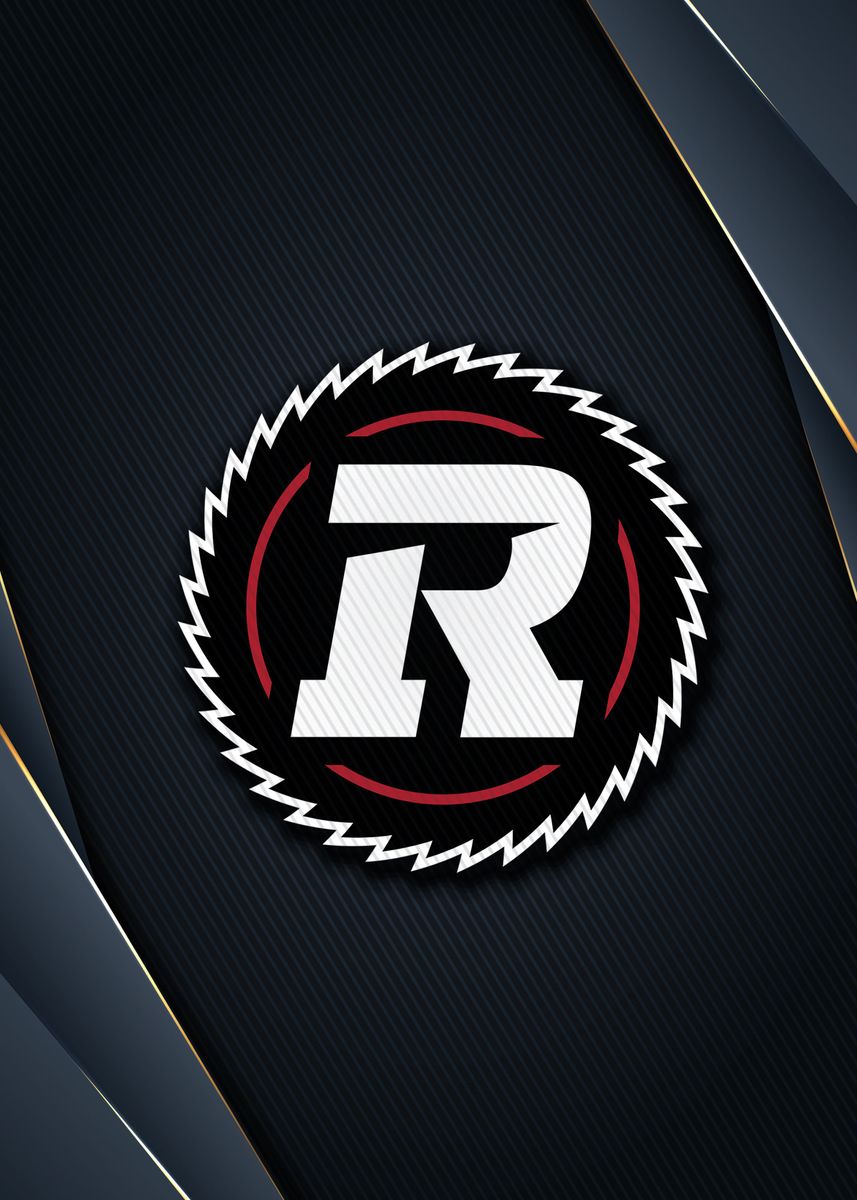 'OTTAWA REDBLACKS ' Poster, picture, metal print, paint by Cur Ltd ...